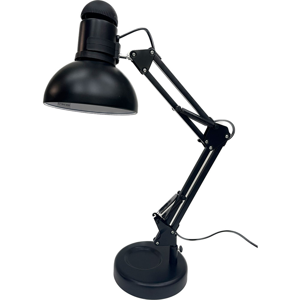 Lámpara Iidsa 2048-Negr E27 Para Escritorio Negro | Lumen