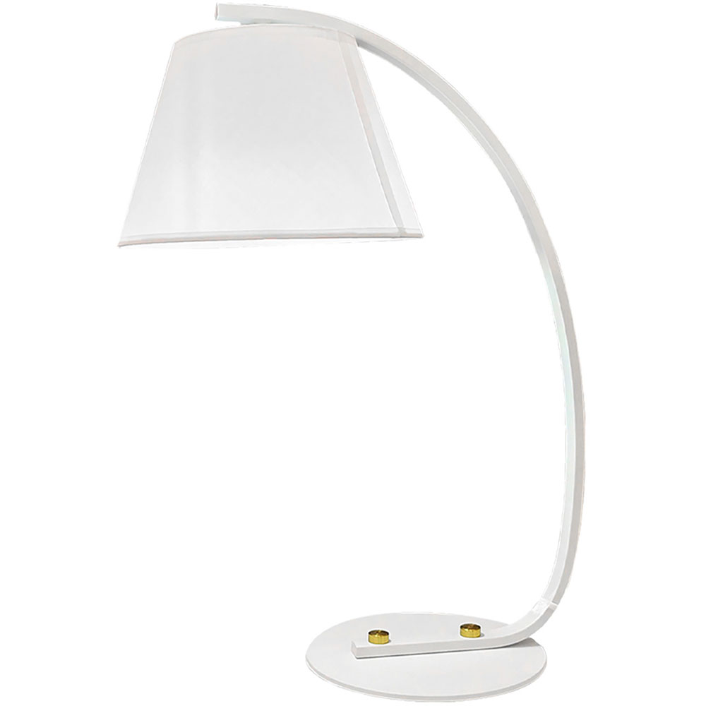 Lámpara de Escritorio Utaka Blanca Diseño Moderno | Papelería Lumen