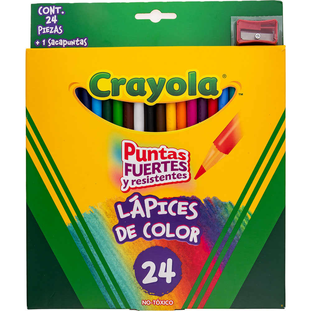 Lápices de Colores Crayola 4024 con 24 piezas | Lumen