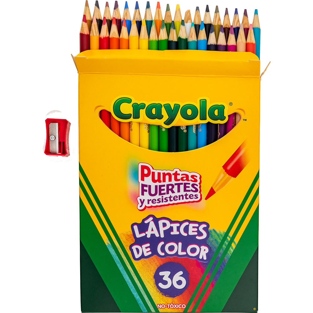 Lápices De Colores Crayola Caja Con 36 Piezas | Lumen
