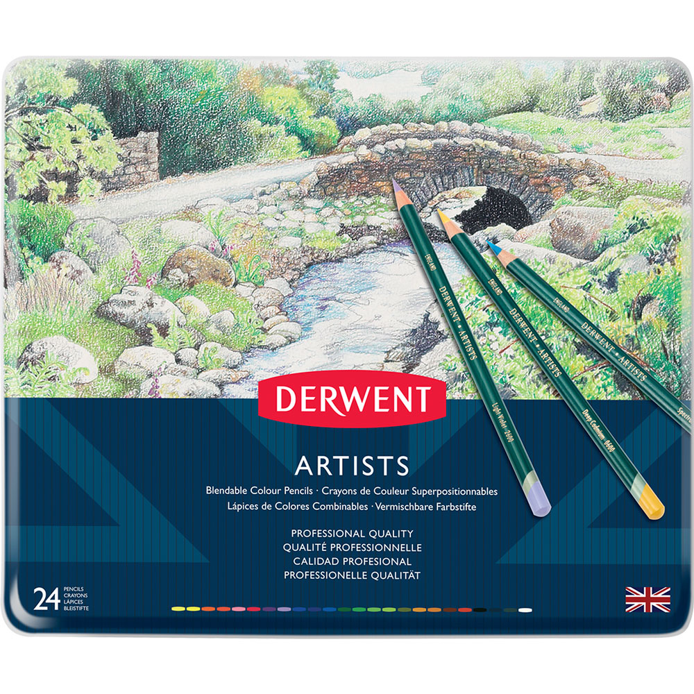 Lápices De Colores Derwent Artists Con 24 | Papelería lumen