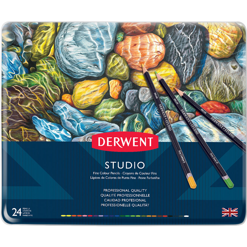 Lápices De Colores Derwent Studio Con 24 | Papelería lumen