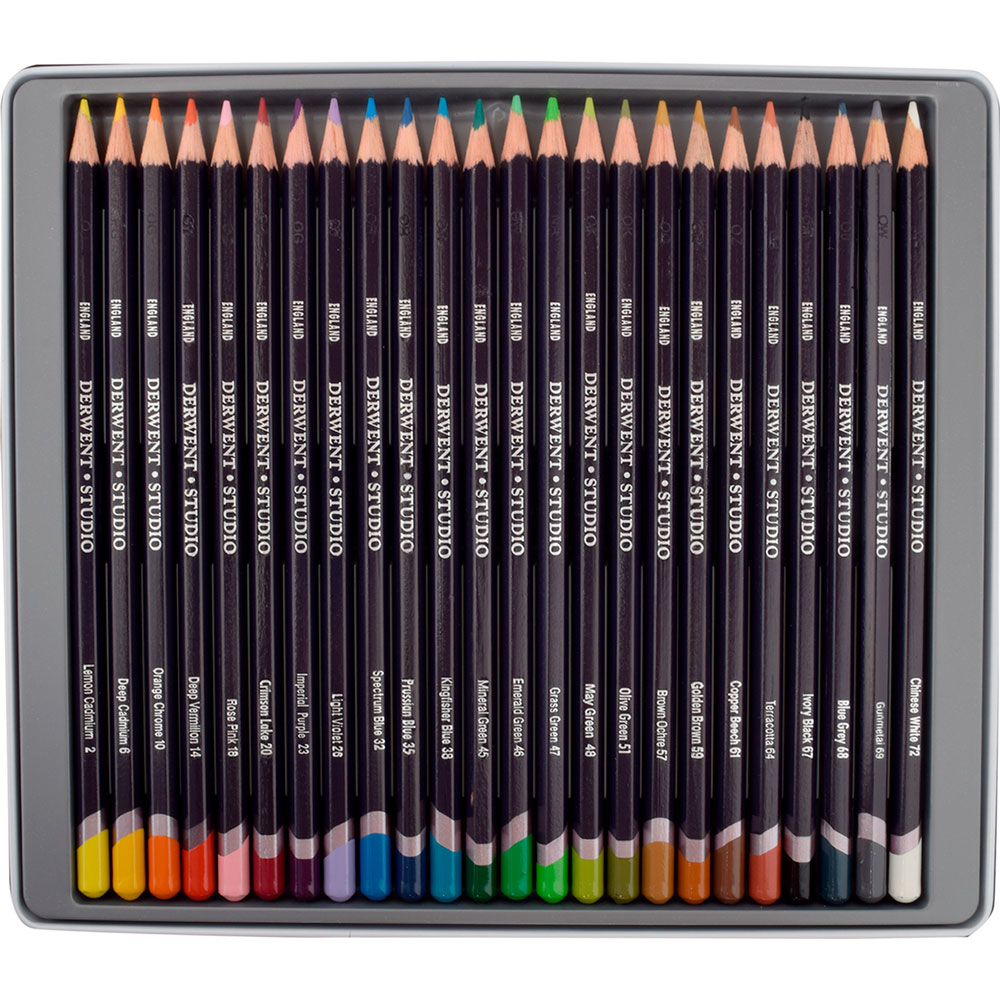 Lápices De Colores Derwent Studio Con 24 | Papelería lumen