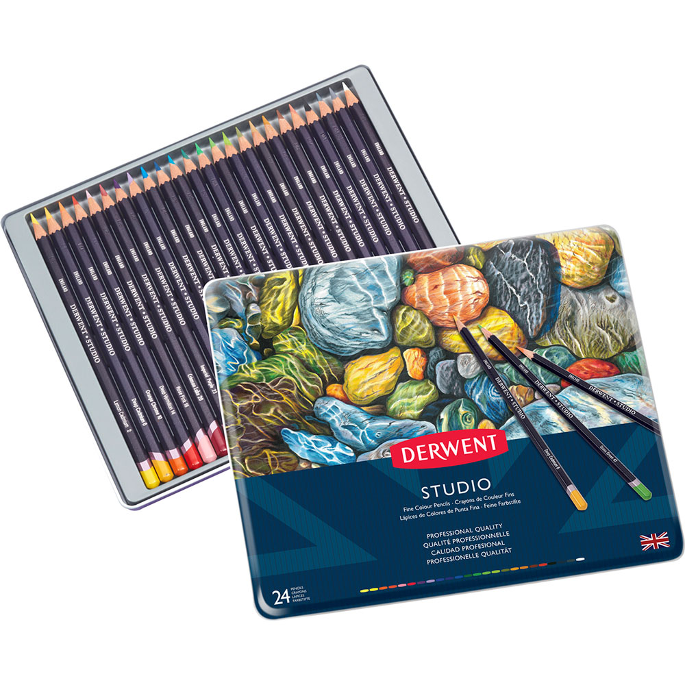 Lápices De Colores Derwent Studio Con 24 | Papelería lumen