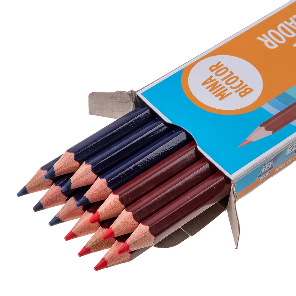 LÁPIZ CHECADOR VERITHIN BICOLOR CON 12 | Paper Mate | Escolar | Lápices ...