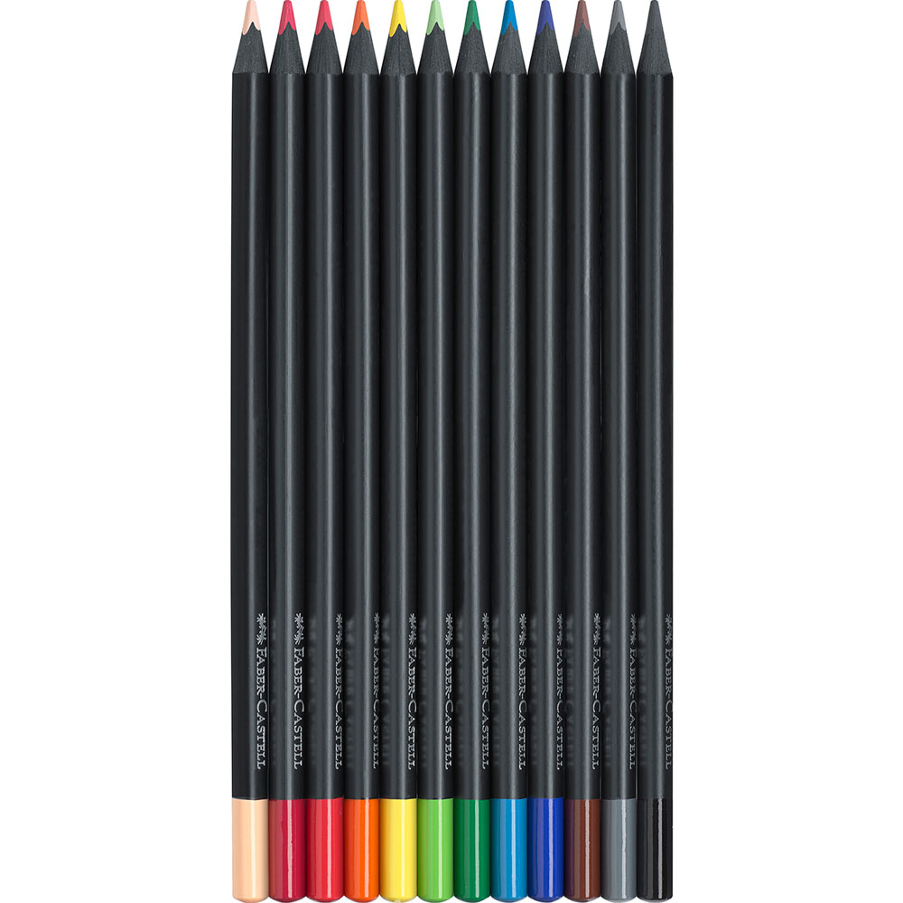 Lapiz Color Fc 116412 Supersoft/Black Edition con 12 piezas
