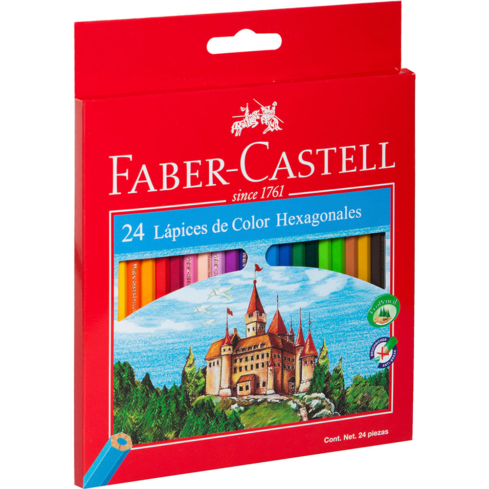 Lapiz Color Fc 120124 Ecolapiz Hexagonal con 24 piezas