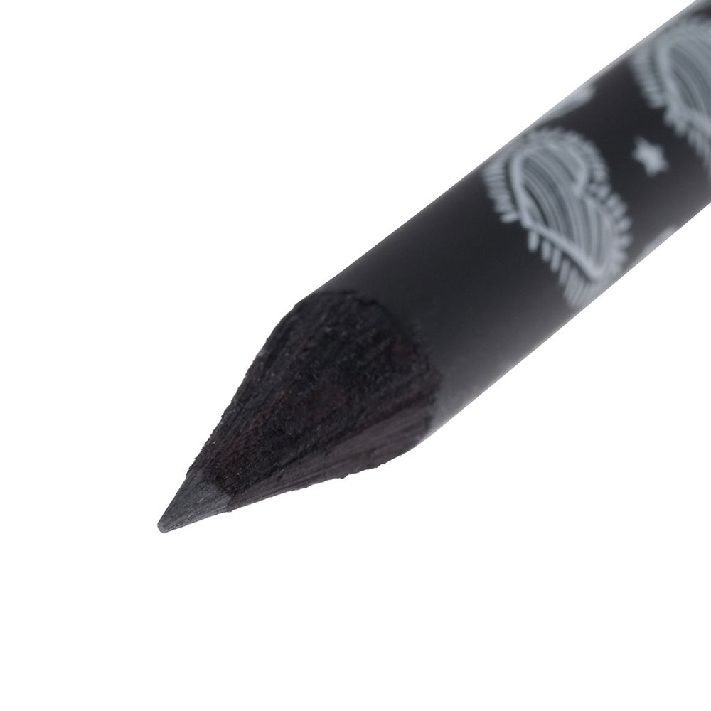 Lapiz fantasía Swarov Corazón negro crystal