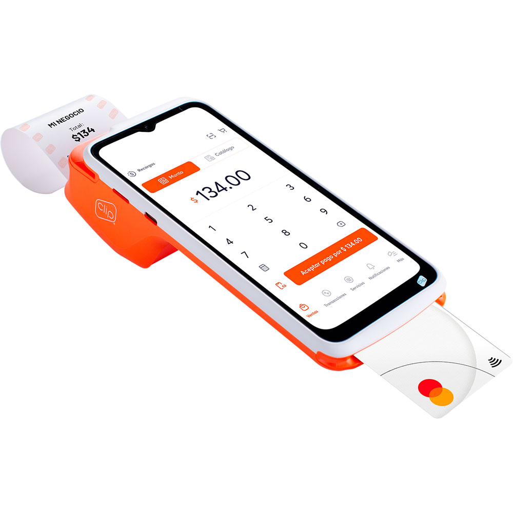 Lector de Tarjetas Bancarias Clip Total 2 | Papelería Lumen