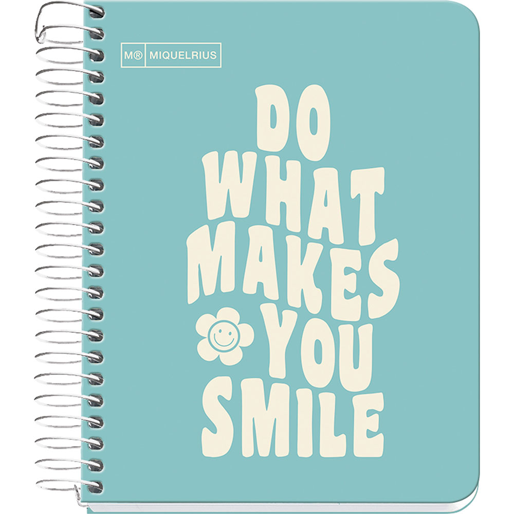 Libreta de Apuntes Rayas Miquelrius Messages Book Celeste | Papelería Lumen