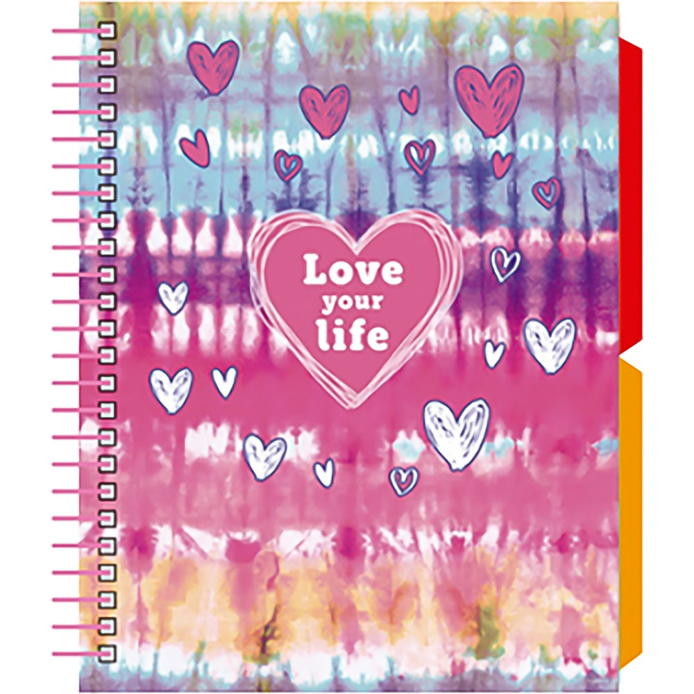 Libreta Apuntes Senfort Tie Dye Love Book Mix 120 Hojas 2° Sep | Lumen