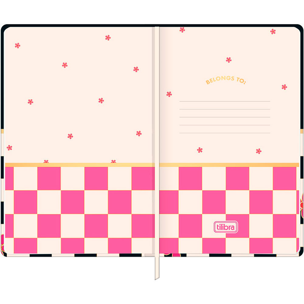 Libreta apuntes Tilibra Check Pop 21.6x13cm puntos 80 hojas