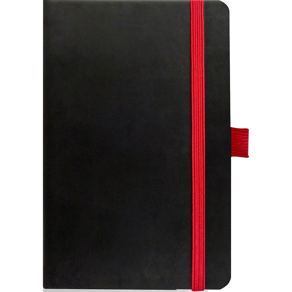 Libreta Castelli Tucson negro/rojo | Lumen