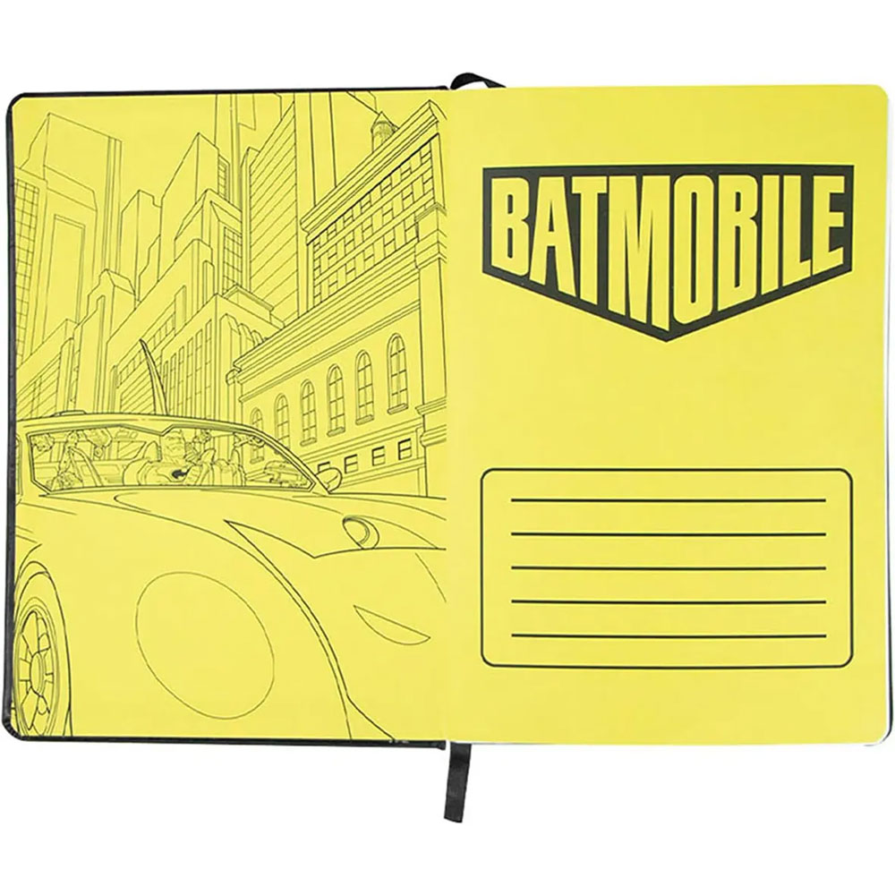 Libreta Geek Batimovil Con Poster Y Stickers | Lumen