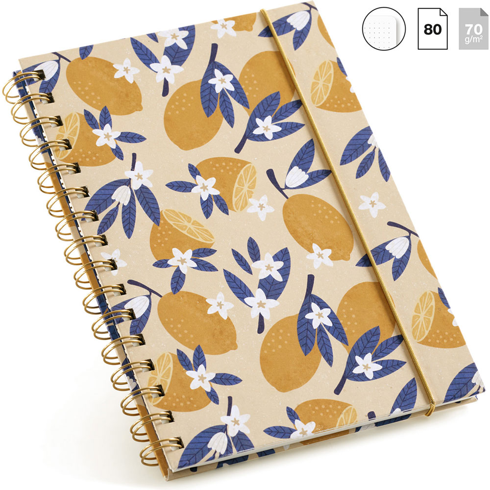 Libreta Miquelrius A5 limon fruits puntos