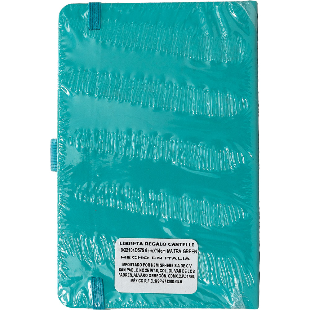 Libreta Regalo Castelli 9x14cm Matra Green
