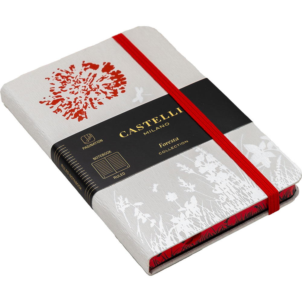 Libreta Regalo Castelli Foresta Dandeleon Hoja Blanca
