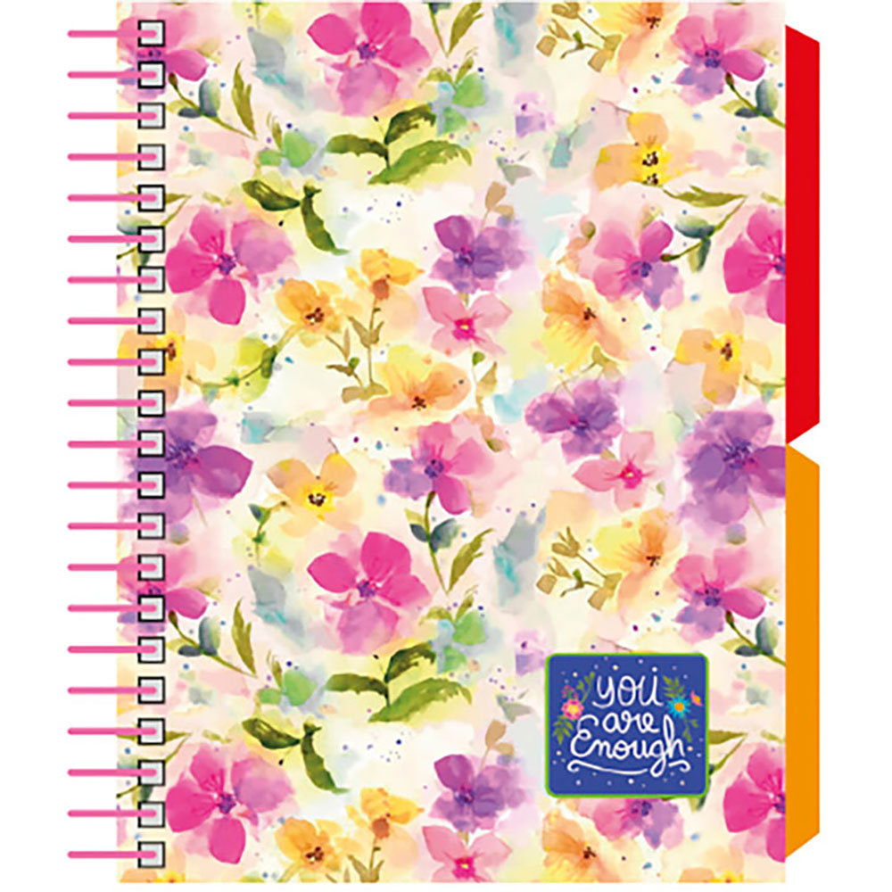 Libreta Senfort Flower Book Mix 120 Hojas 2 Separadores Amarillo | Lumen