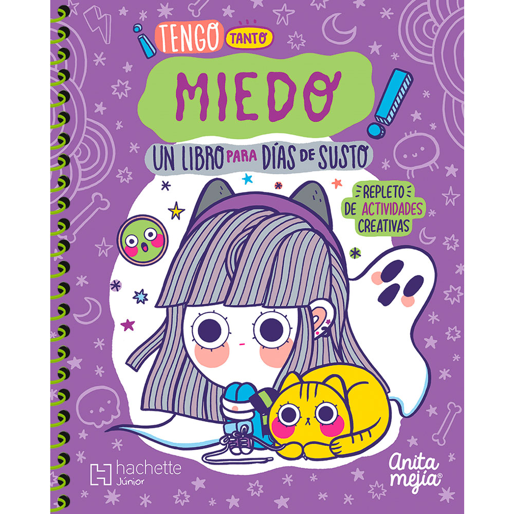 Libro Actividades Tenegro Tanto Miedo | Pepeleria Lumen