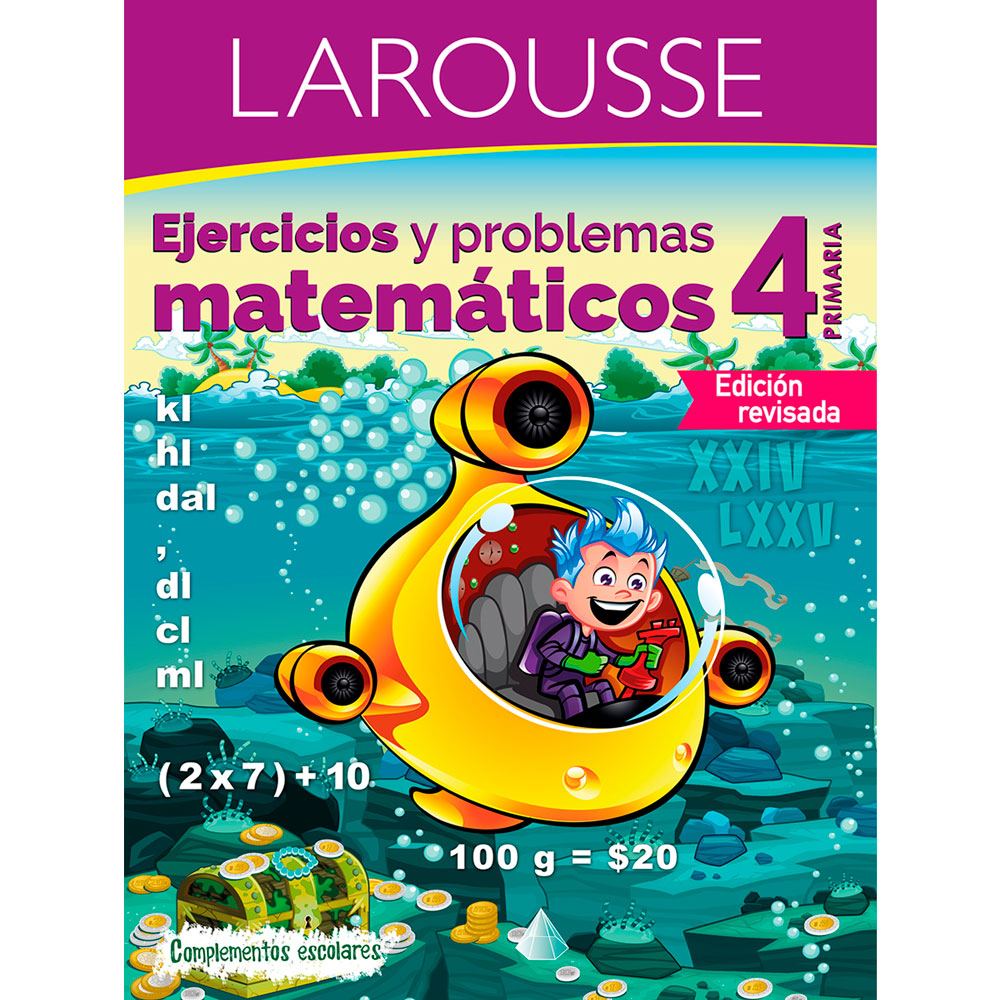 Libro Infantil Ejercicios Matematicos 4 | Pepeleria Lumen