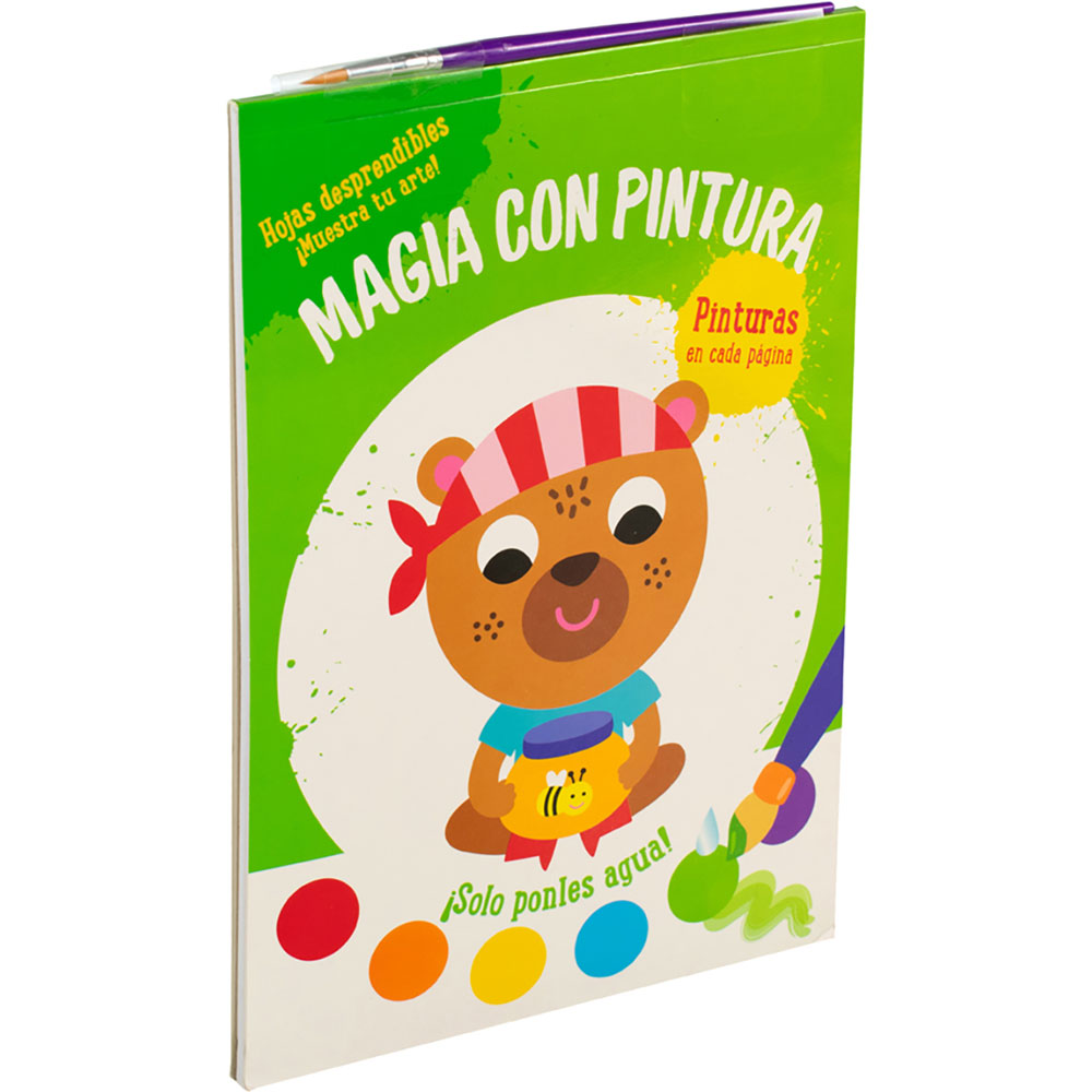 Libro Para Iluminar Magia Con Pintura Oso Adv Mkt