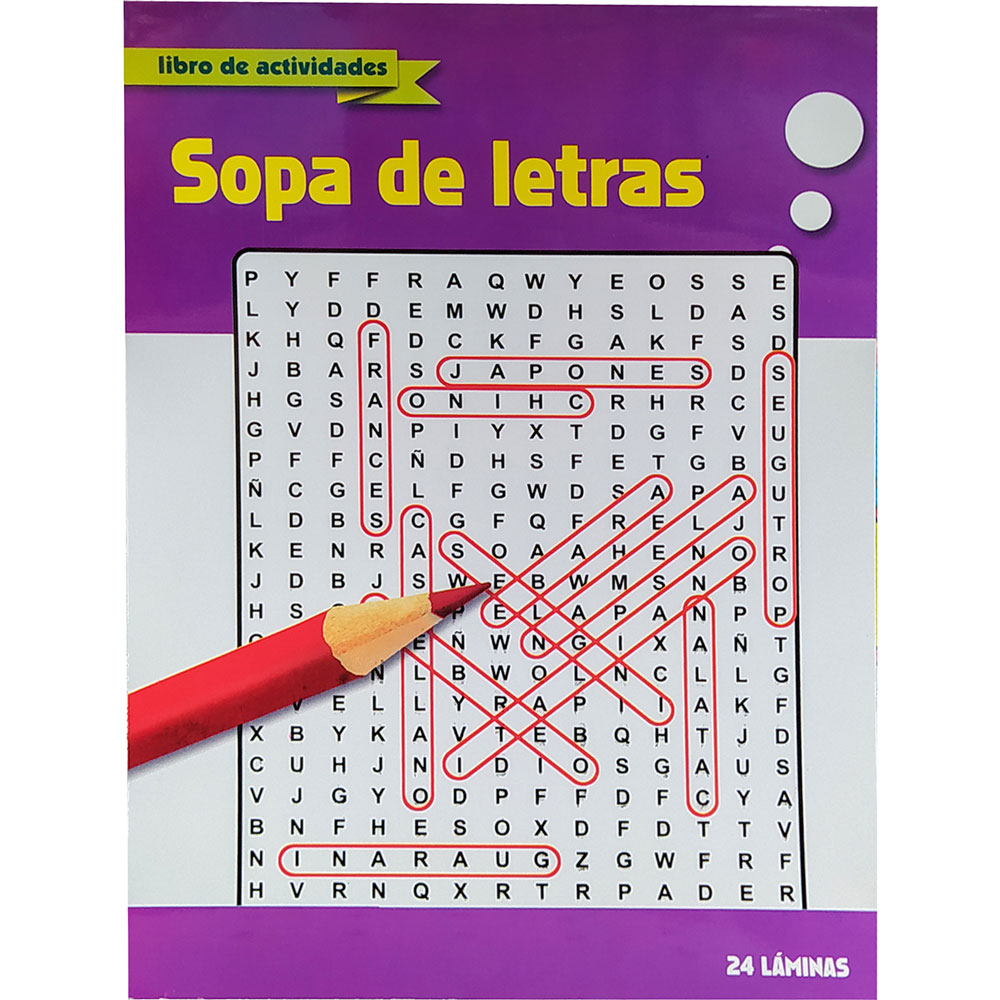 Libro Sopa de letras