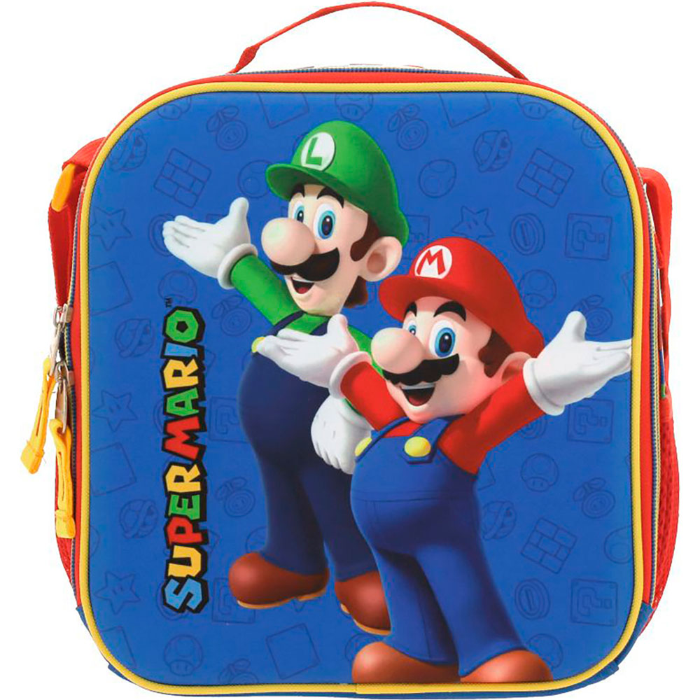 Lonchera escolar Chenson Mario Bros Armin azul