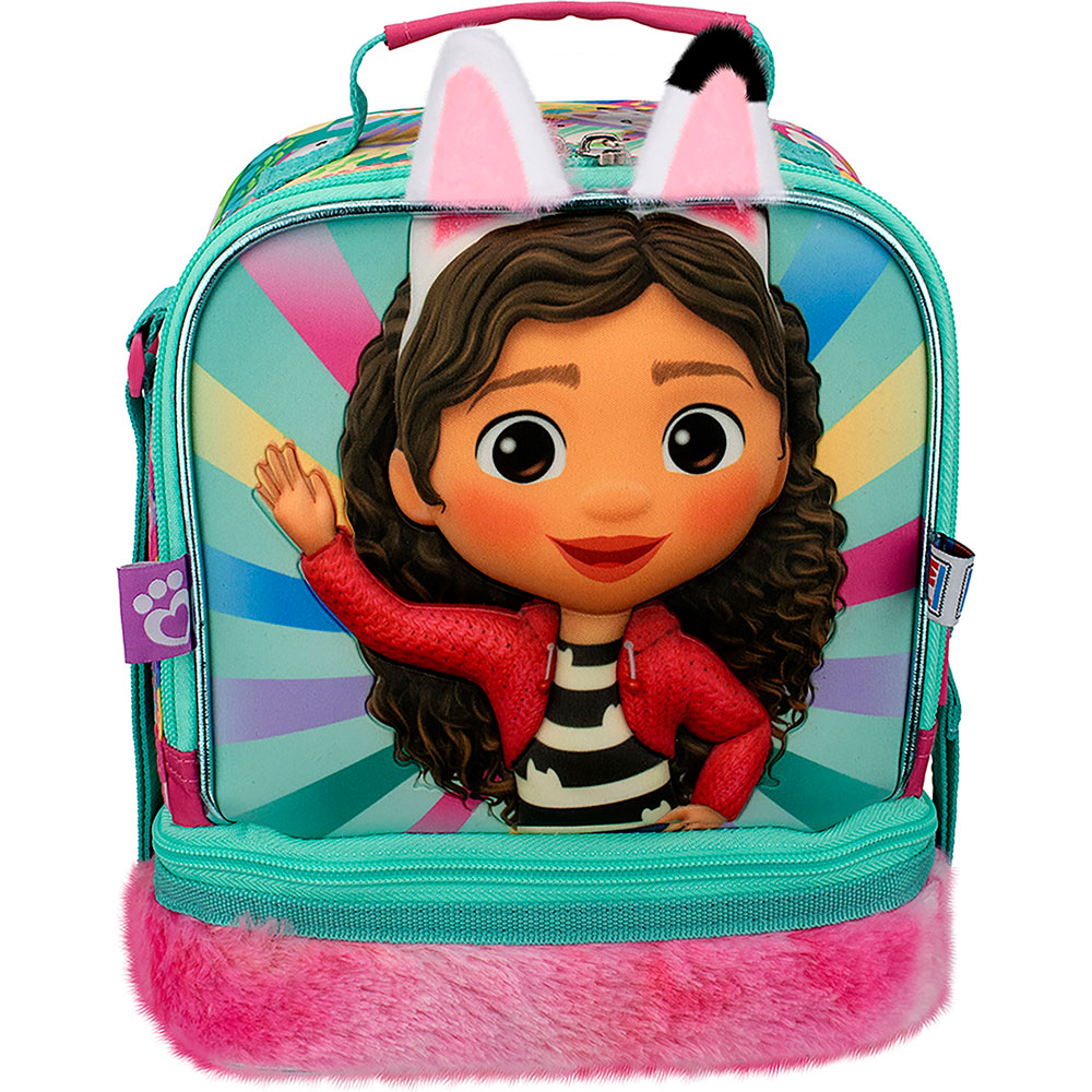 Lonchera Escolar Gabbys Dollhouse Fotorama Azul/Morado | Lumen