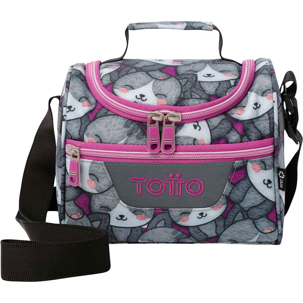 Lonchera Escolar de gatitos para niña | Papelería Lumen