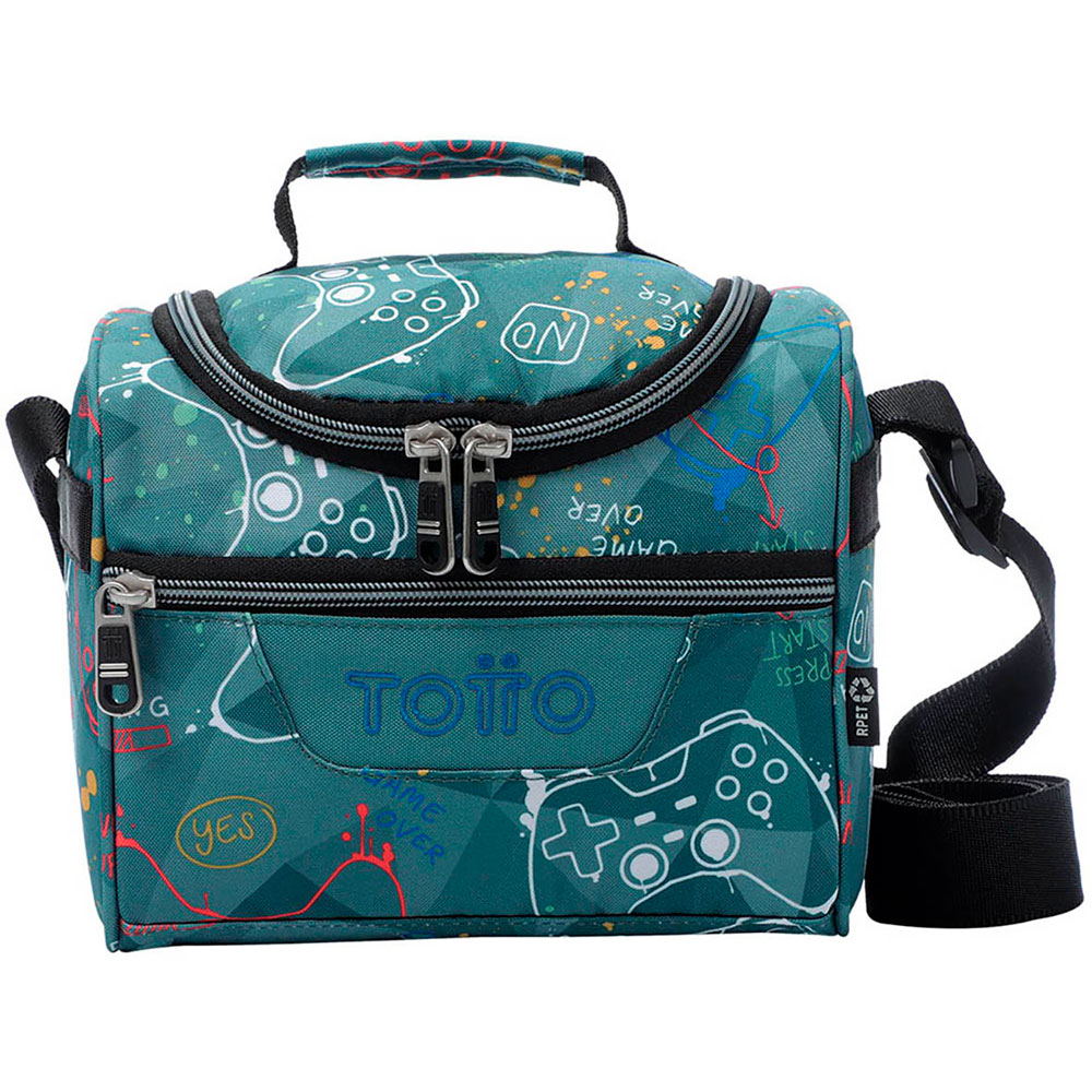 Lonchera Escolar Totto Pizarra 5Dr Gris Claro | Lumen