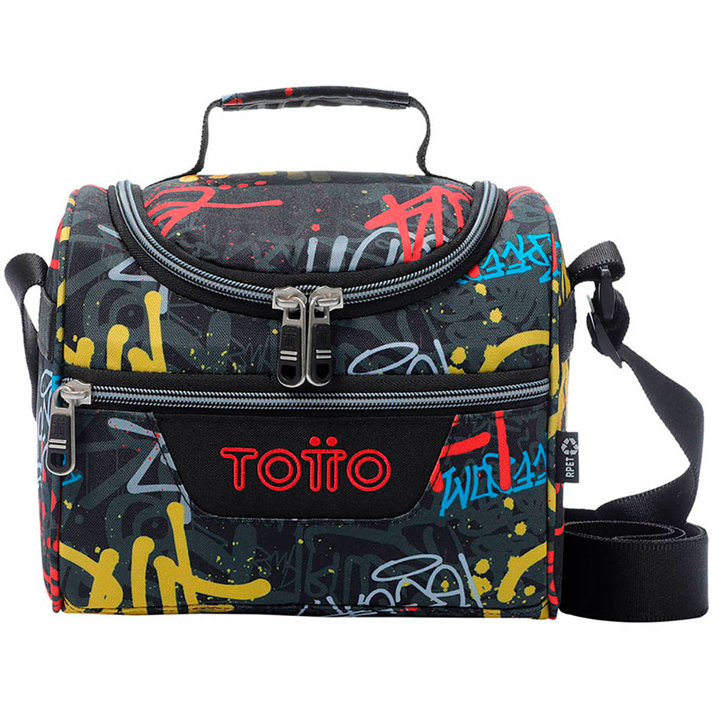 Lonchera Escolar Totto Pizarra 6Cs Multicolor | Lumen