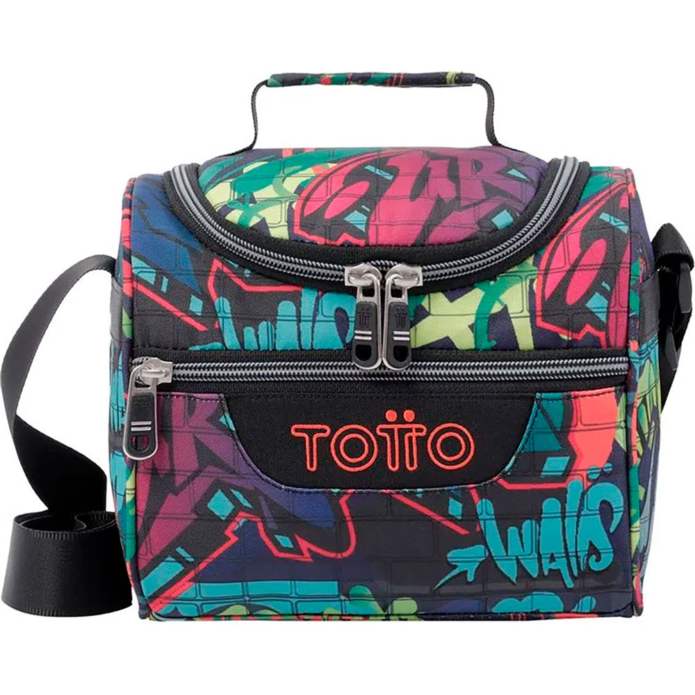 Lonchera Escolar Totto Pizarra 6Jo Multicolor | Papelería Lumen