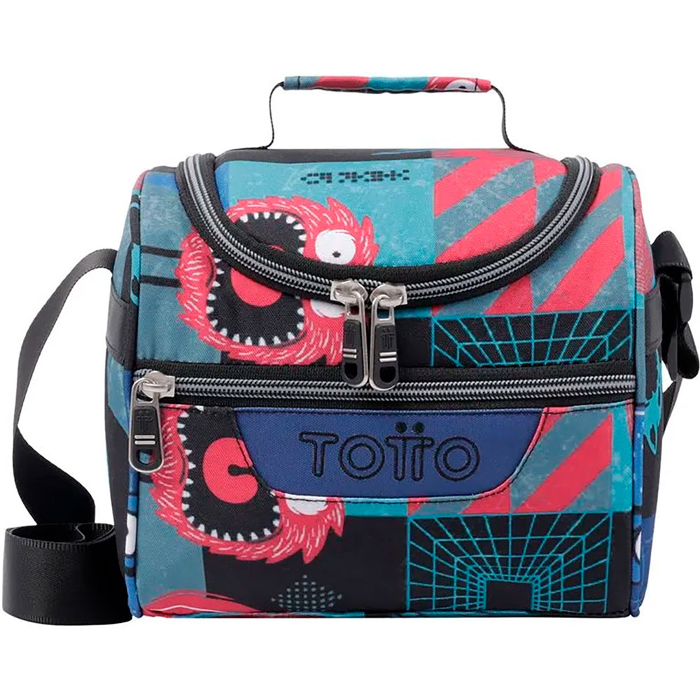 Lonchera Escolar Totto Pizarra 6Jp Azul | Papelería Lumen