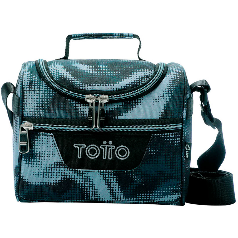 Lonchera Escolar Totto Pizarra 6Ya Negro/Gris | Lumen