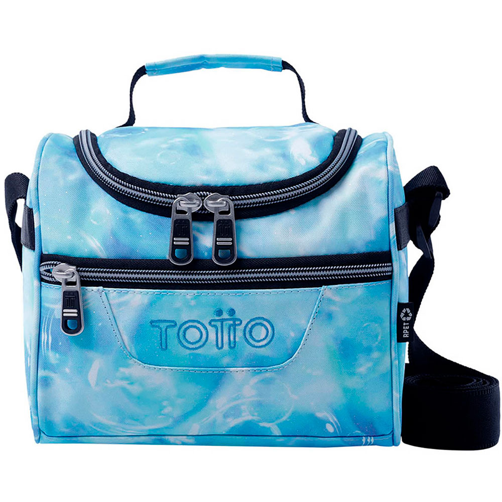 Lonchera Escolar Totto Pizarra 9J7 Azul/Blanco | Lumen