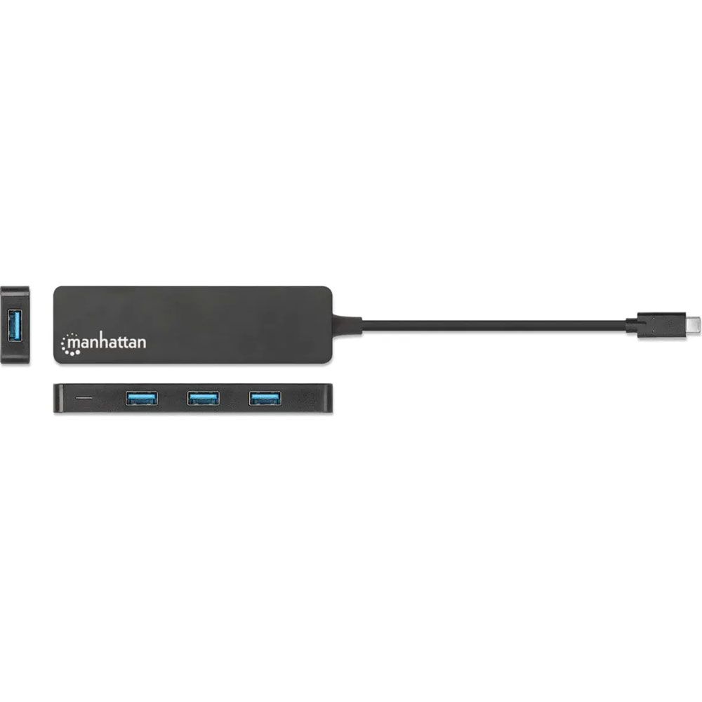 Adaptador Manhattan 164924 Hub 4 Puertos Usb-A | Lumen