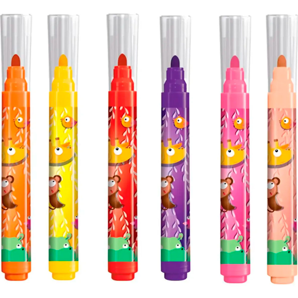 Marcador escolar Maped 846900 Jungle Jumbo con 12 piezas