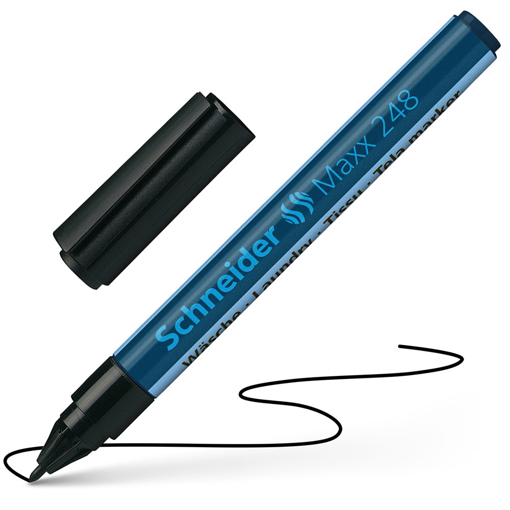 Marcador Especial Schneider Maxx 248 Para Tela 1 Pieza Negro ...