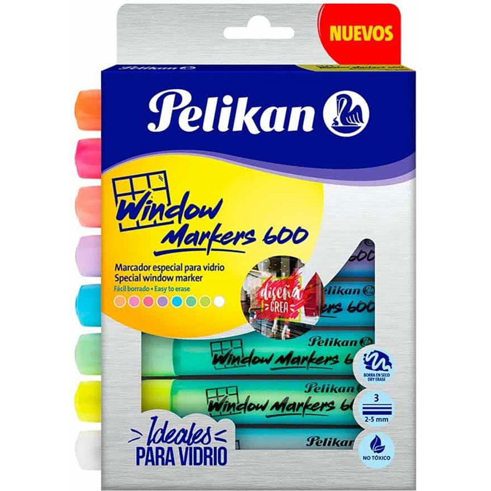 Marcador Pelikan Window 600 Con 8 Surtido | Lumen