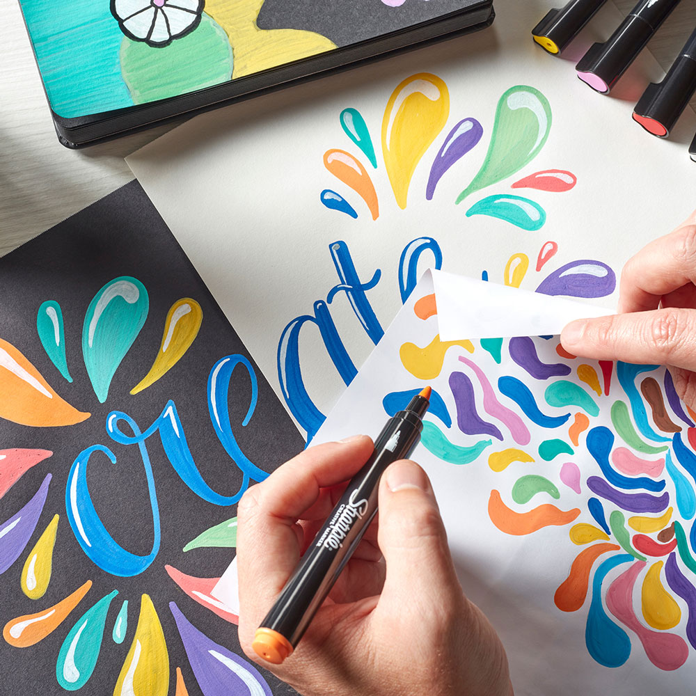 Marcadores Sharpie Acrilicos Punta Bala Surtidos Con 12 Piezas ...