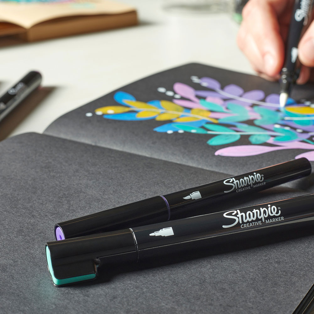 Marcadores Sharpie Acrilicos Punta Bala Surtidos Con 12 Piezas ...