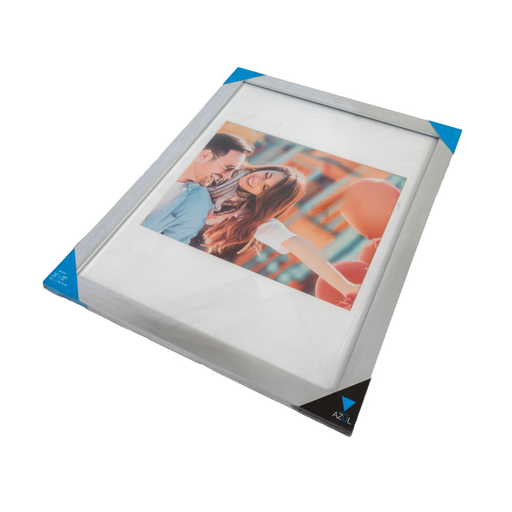 Marco Abc 13-1 1 Ventana 40.6x50.8cm Plata