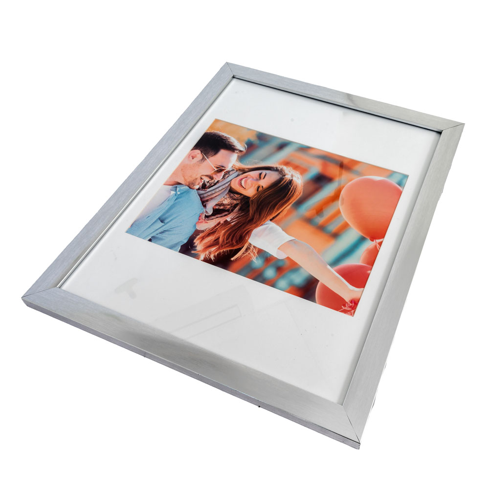 Marco Abc 13-1 1 Ventana 40.6x50.8cm Plata