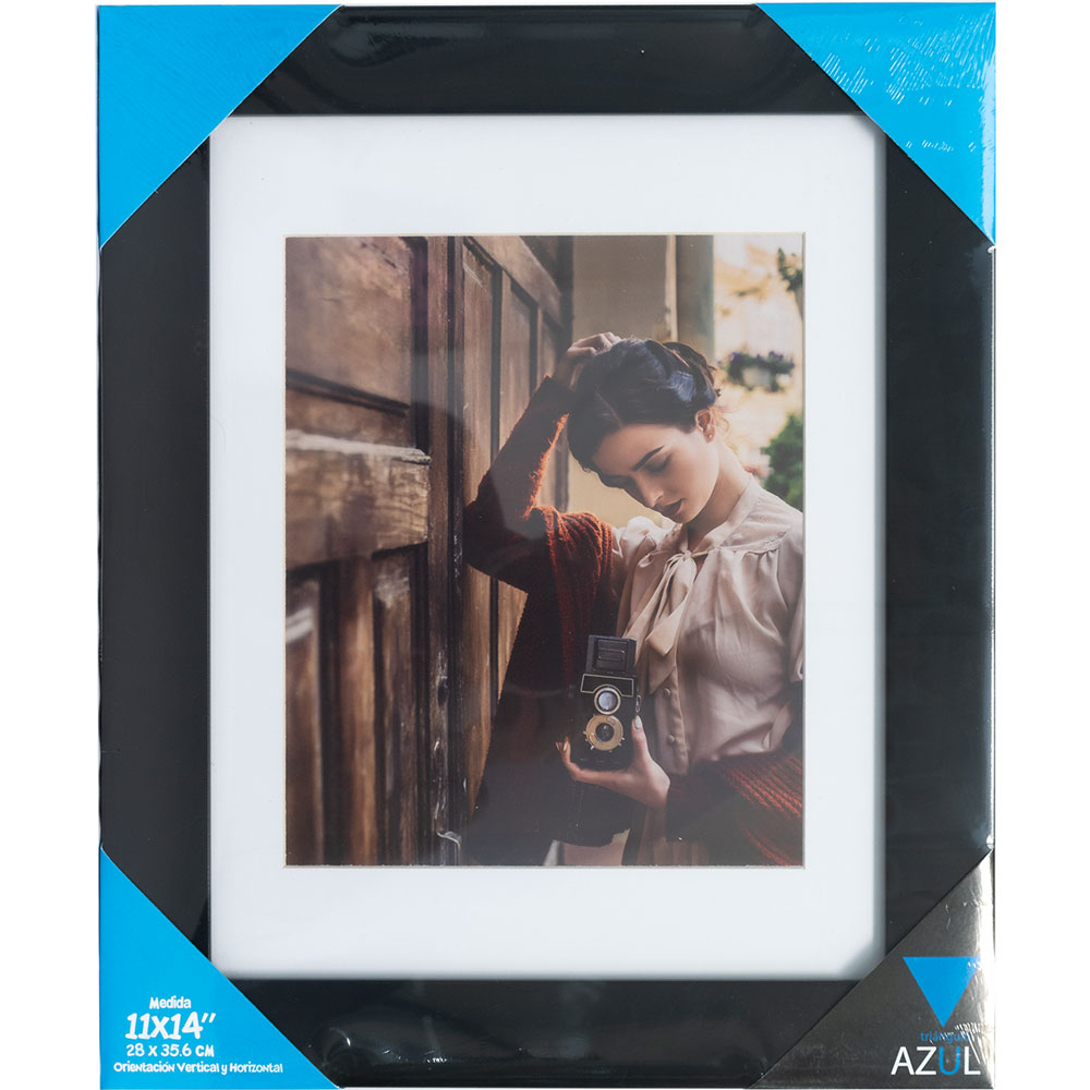 Marco Abc-22 1 ventana 27.5x35.5cm negro | Lumen