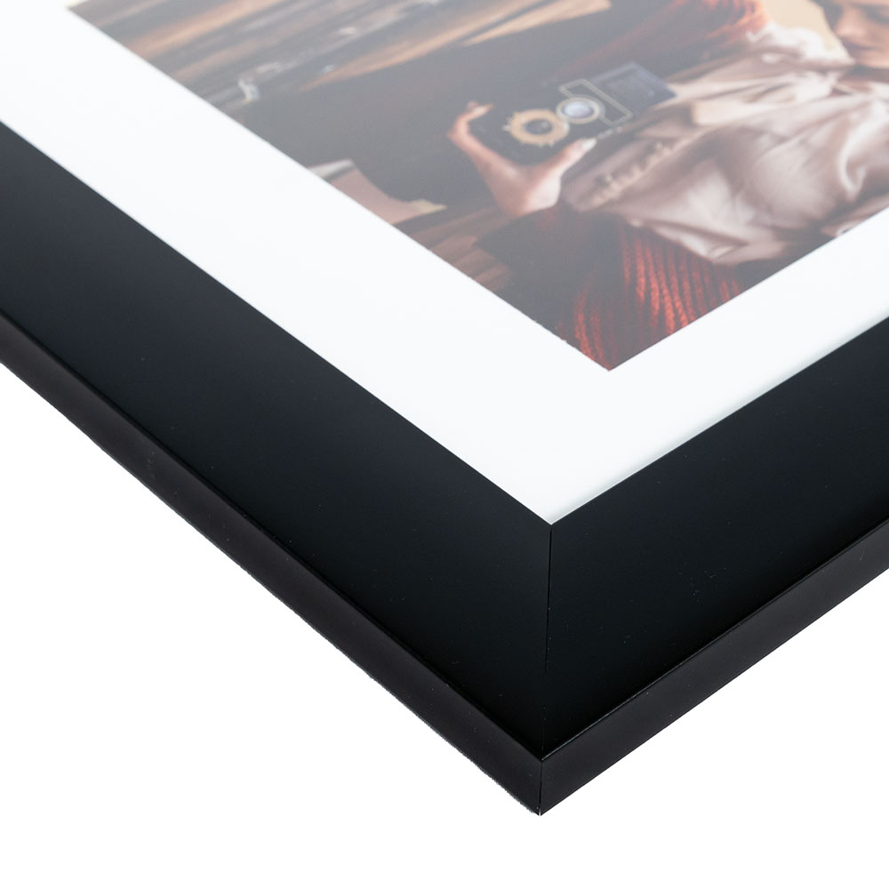 Marco Abc-22 1 ventana 27.5x35.5cm negro | Lumen