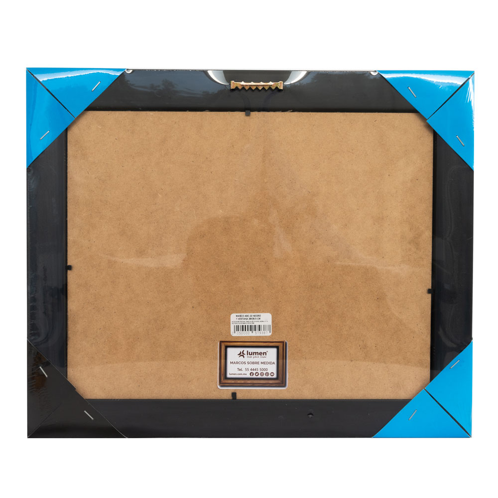 Marco Abc 22 1 Ventana 28x35.5cm Negro