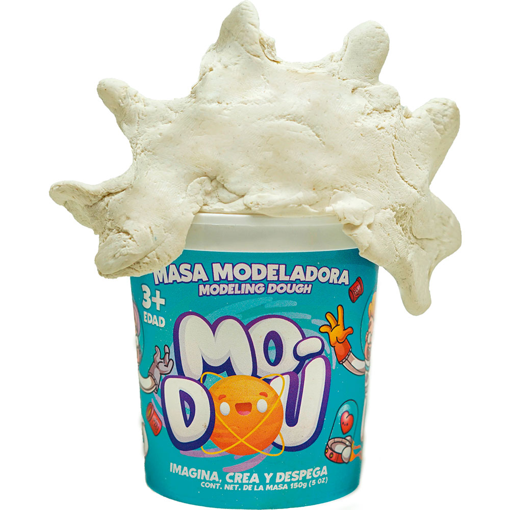 Masa modeladora Mo-Dou Pack 4 piezas colores basicos