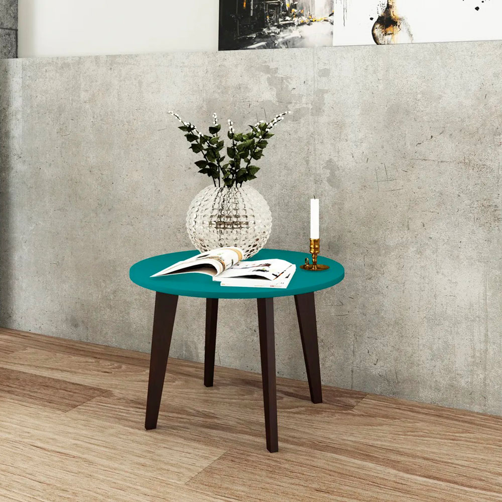 Mesa Lateral Bertolini RT 3082 Turquesa | Papelería Lumen