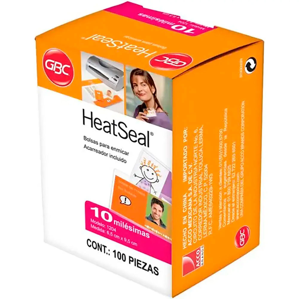 Mica termica GBC 6.5x9.5cm 10 mls con 100 piezas | Papelería Lumen
