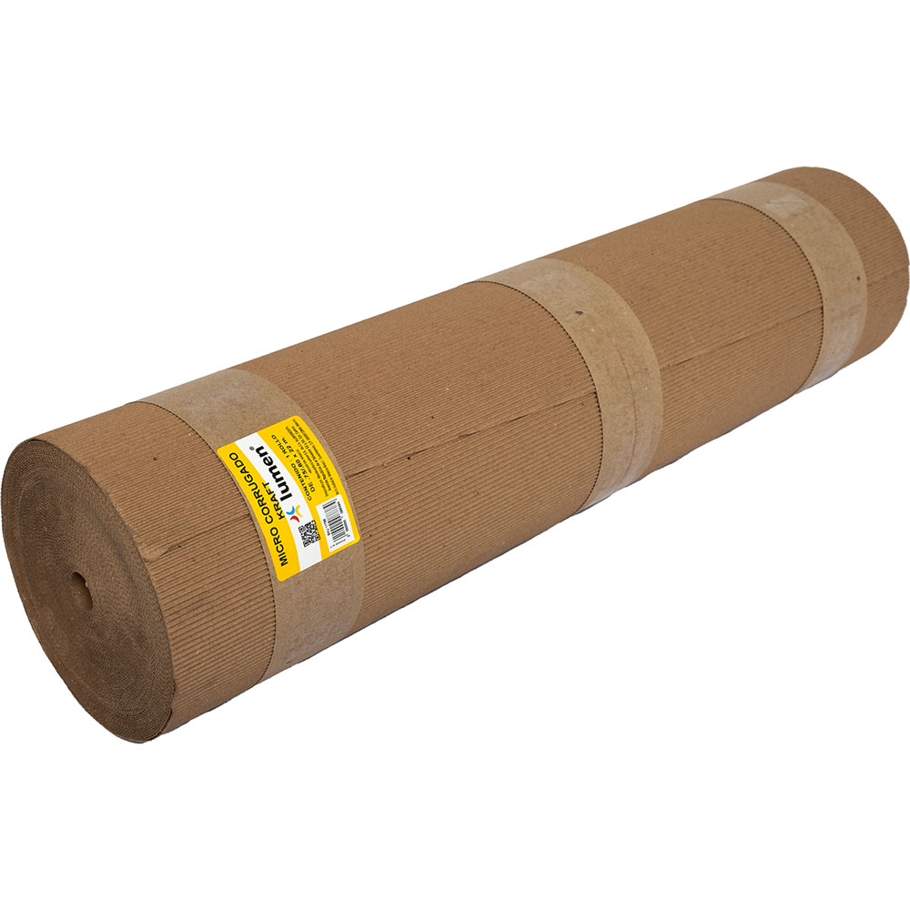 Micro Corrugado Lumen Kraft .75/.80X22M Aproximado | Lumen